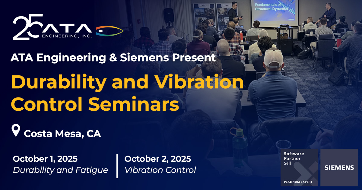 Durability and Vibration Control Seminars - ATA Engineering